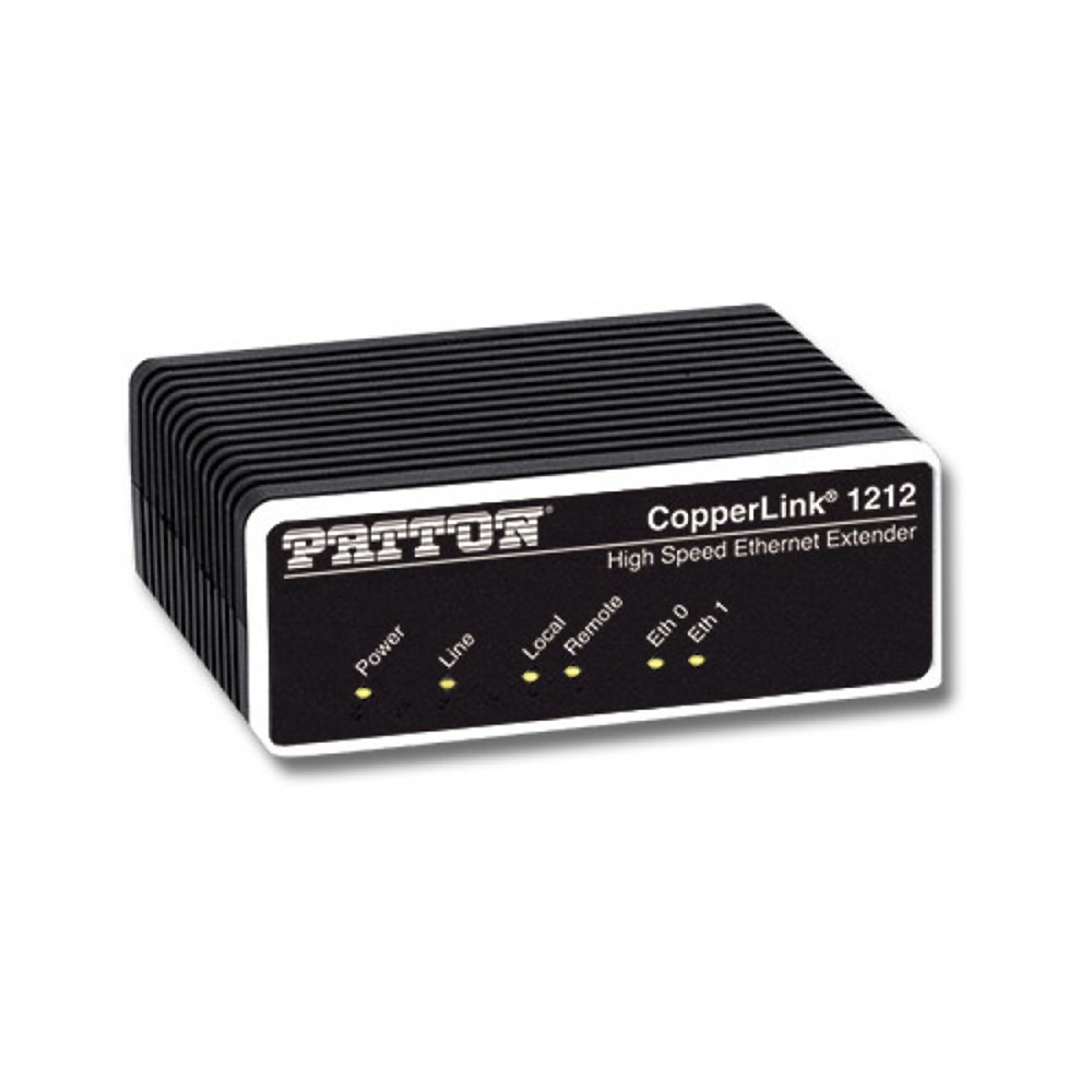 Patton CopperLink CL1212 Ultra-High-Speed Copper Ethernet Extender ...