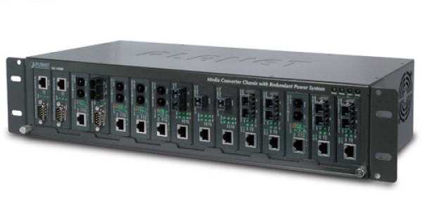 MC-1500R - 15-Slot Media Converter Chassis (AC Power)